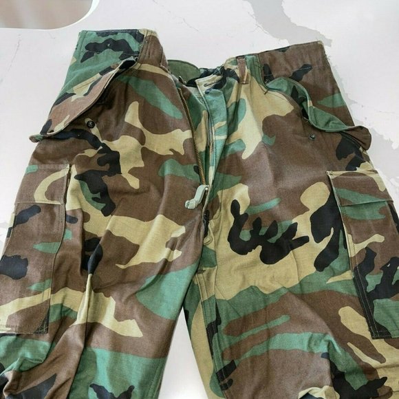 Pants | Military M65 Bdu Pants Cold Weather Winter Woodland Camouflage ...
